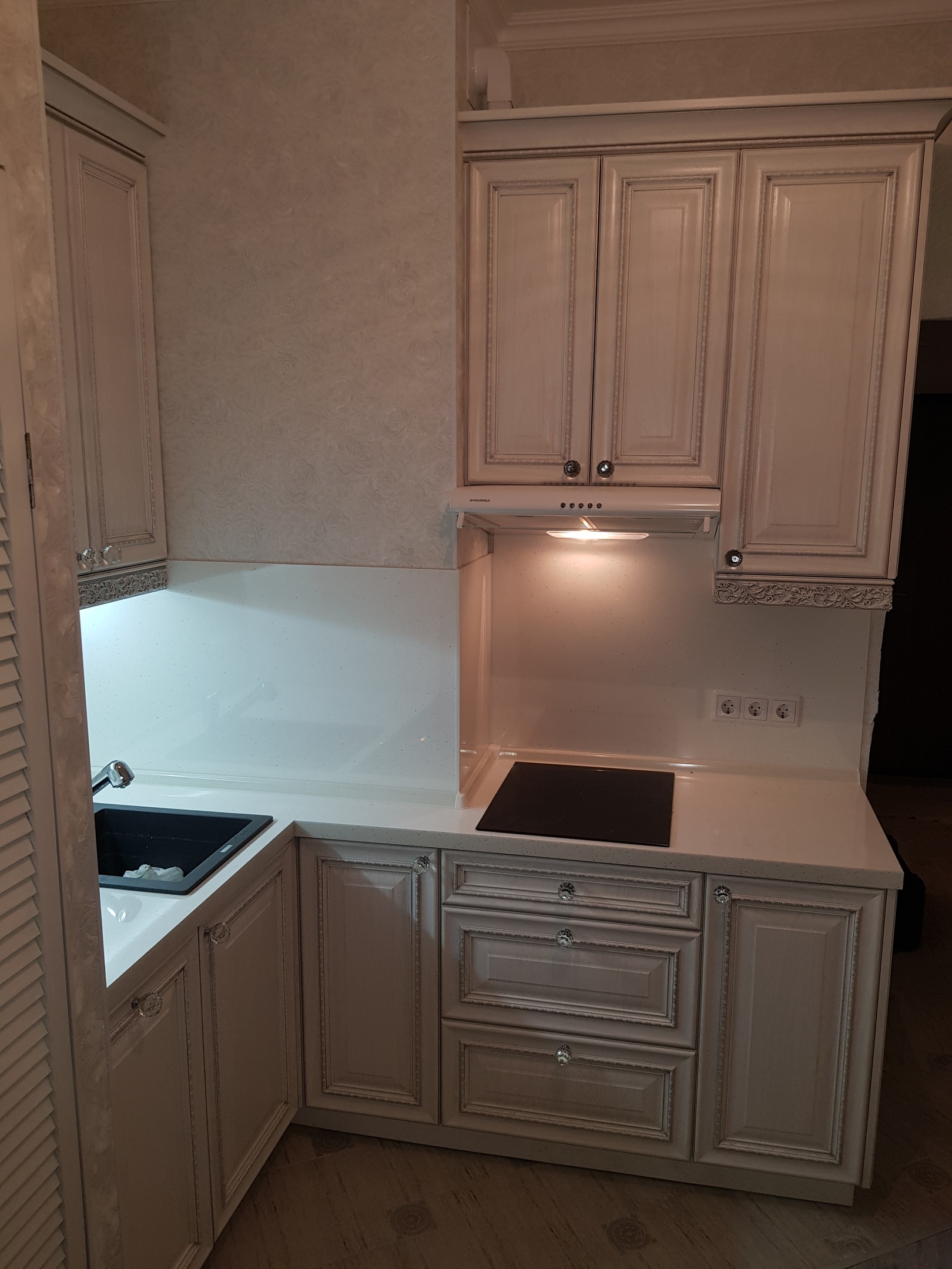 Кухня компактная "Инфинити" (МДФ) - zov-mebel.ru